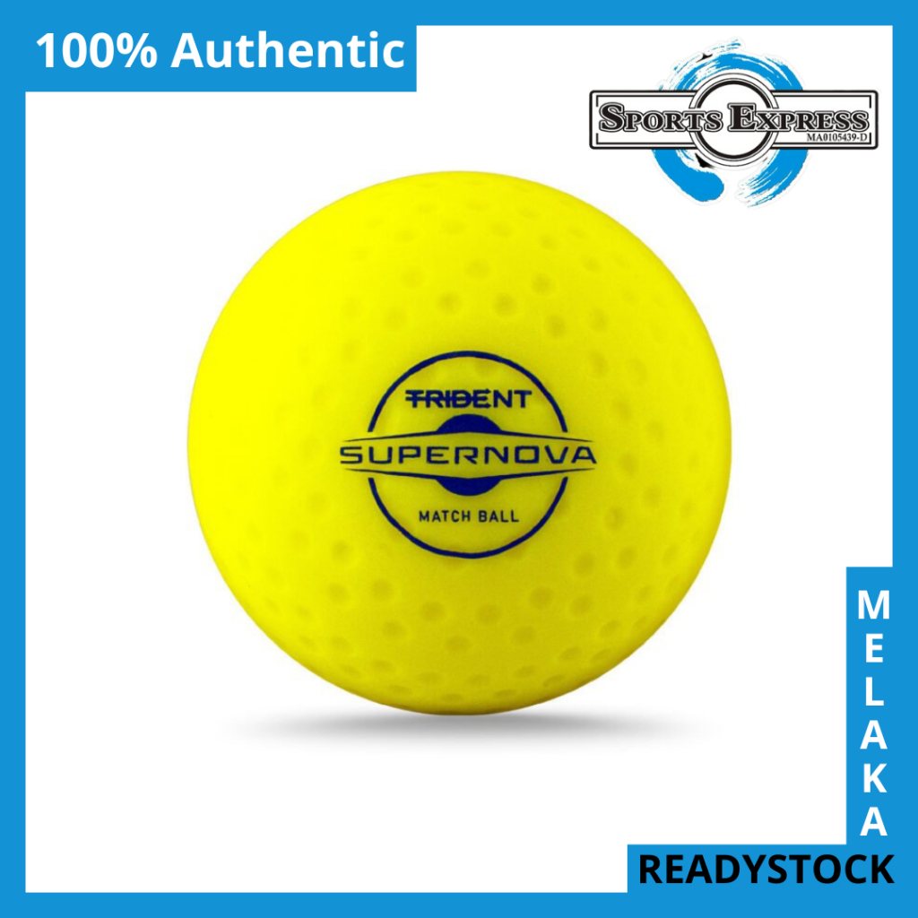 Trident Hockey Ball Supernova-Match Ball Bola Hoki Yellow [100% ...