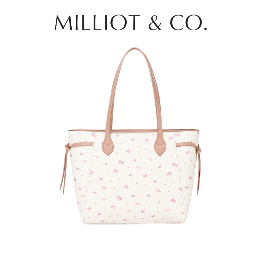 Milliot & Co Tie A Ribbon Tote Bag | Shopee Malaysia