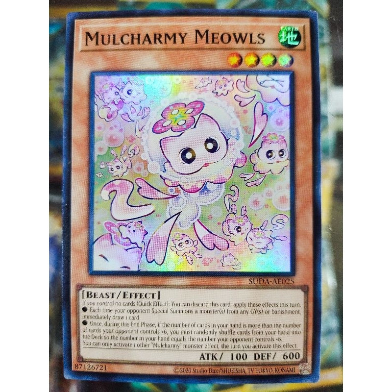 游戏王 Yugioh SUDA-JP025 SUDA-AE024 Mulcharmy Nyalus Rare/SR | Shopee Malaysia