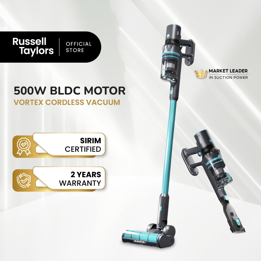 Russell Taylors Vortex Cordless Vacuum Cleaner Vakum Tanpa Wayar 500W ...