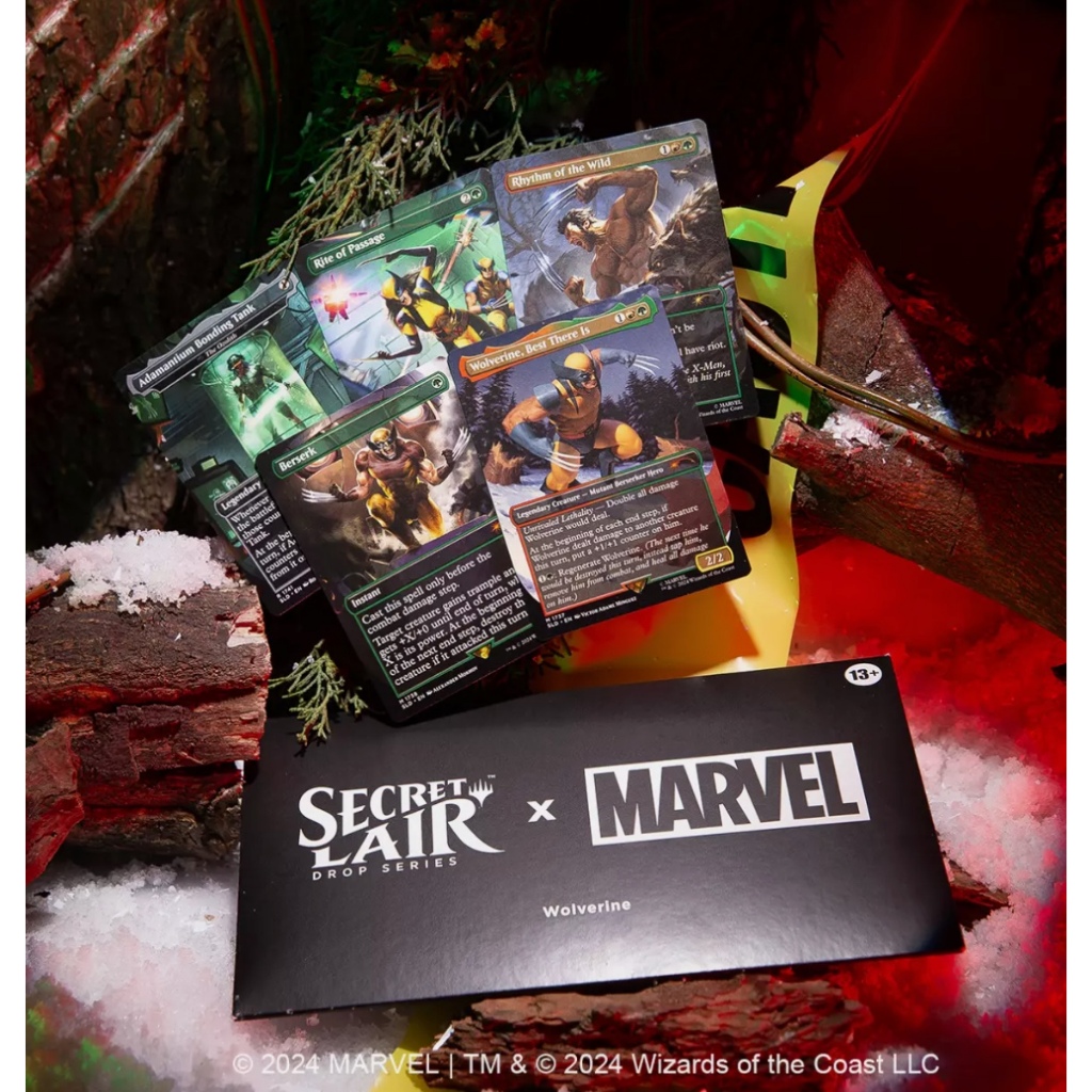Secret Lair x Marvel Wolverine - SEALED - MTG Magic The Gathering ...