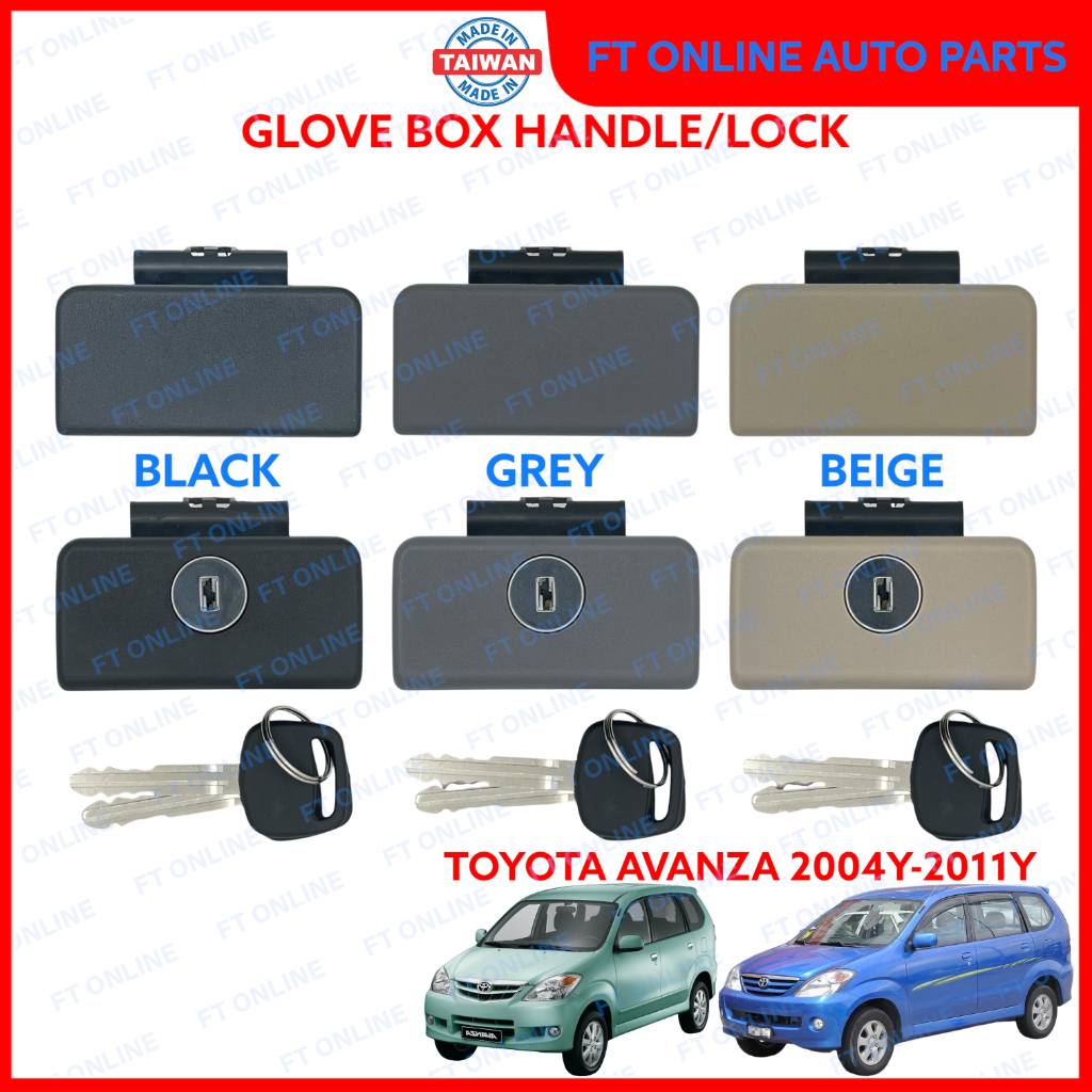 TOYOTA AVANZA 2004-2011 F601 F602 GLOVE BOX HANDLE DRAWER COMPARTMENT ...