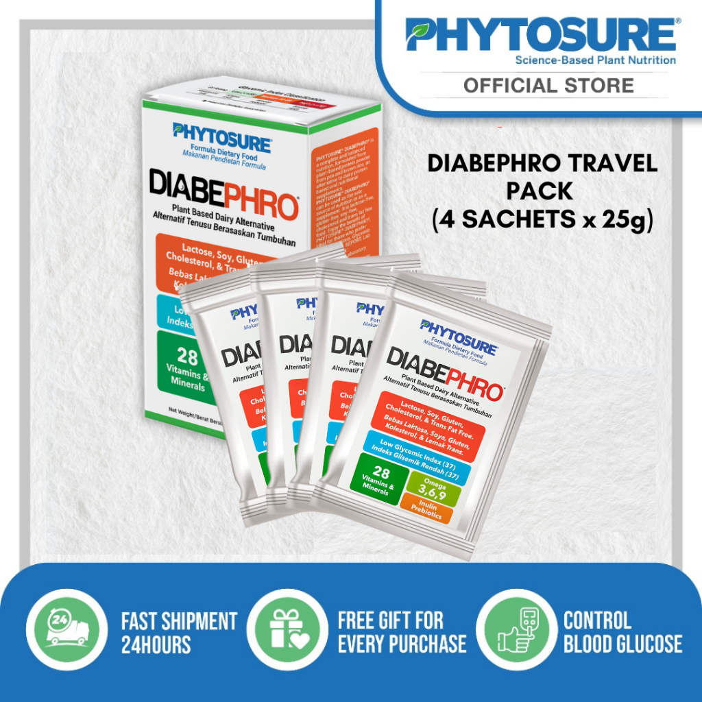 PHYTOSURE DIABEPHRO Travel Pack (4 x 25g Sachets) | Shopee Malaysia