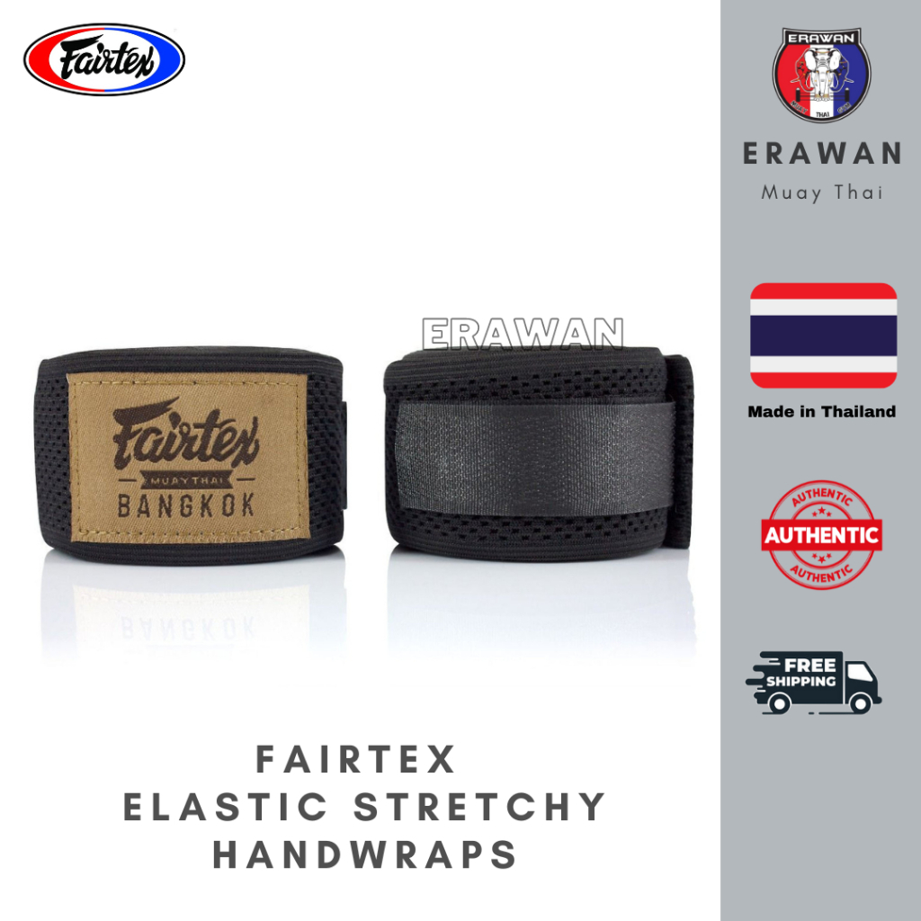 Fairtex HW4 Elastic Handwraps Muay Thai Handwraps Boxing Handwraps ...