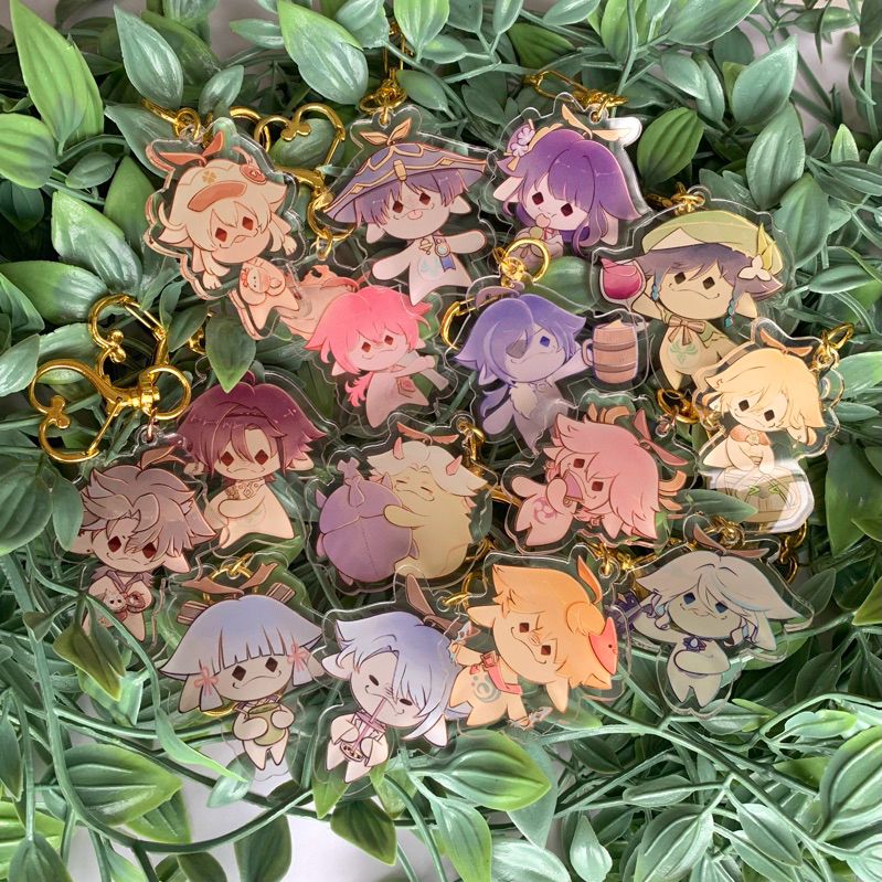 Aranara keychains Scaramouche Childe Alhaitham Kaveh keychain Genshin ...
