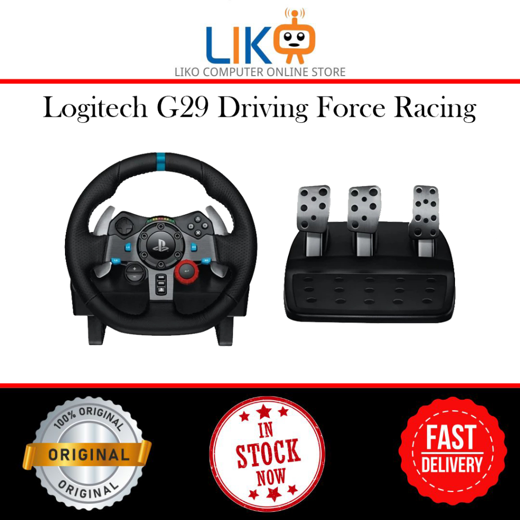 LOGITECH G29 DRIVING FORCE RACING WHEEL | Logitech G923 TRUEFORCE Sim ...