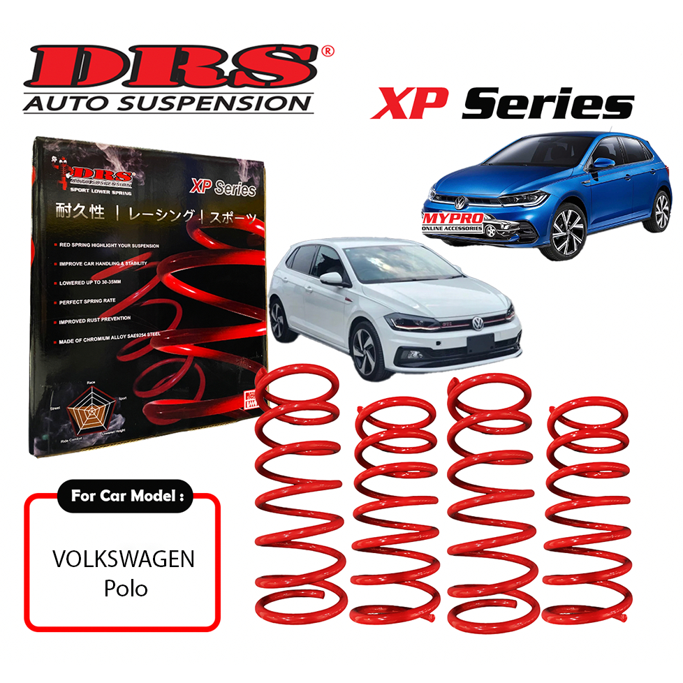 🔥DRS xp series sport lowerd spring volkswagen polo mk4 mk5 mk6 | Shopee ...