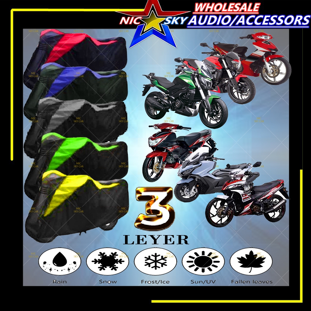 MODENAS Motorcycle 3Layer YMC Motor Cover watwrroof dustproof sunproof ...