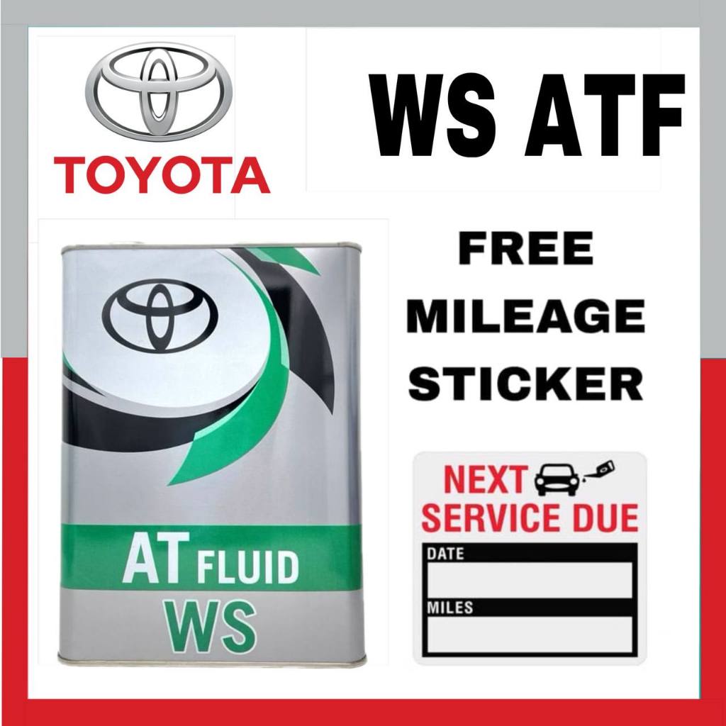 Toyota WS ATF Gear Oil (4 Liter) | Shopee Malaysia