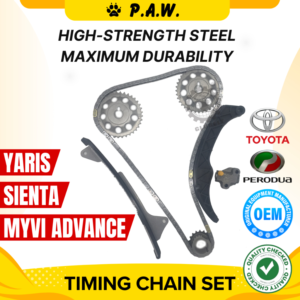 128L Perodua Myvi Advance D20N Yaris Sienta, NSP170 2NR-FE 3NR Chain(6 ...