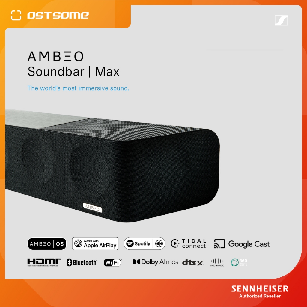 Sennheiser AMBEO Soundbar | Max - SB01 | Shopee Malaysia