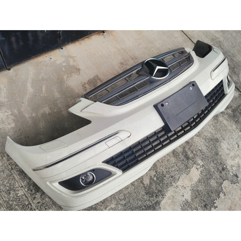 Original Mercedes Benz W245 B180 Front Bumper With Fog Lamps Lights And ...