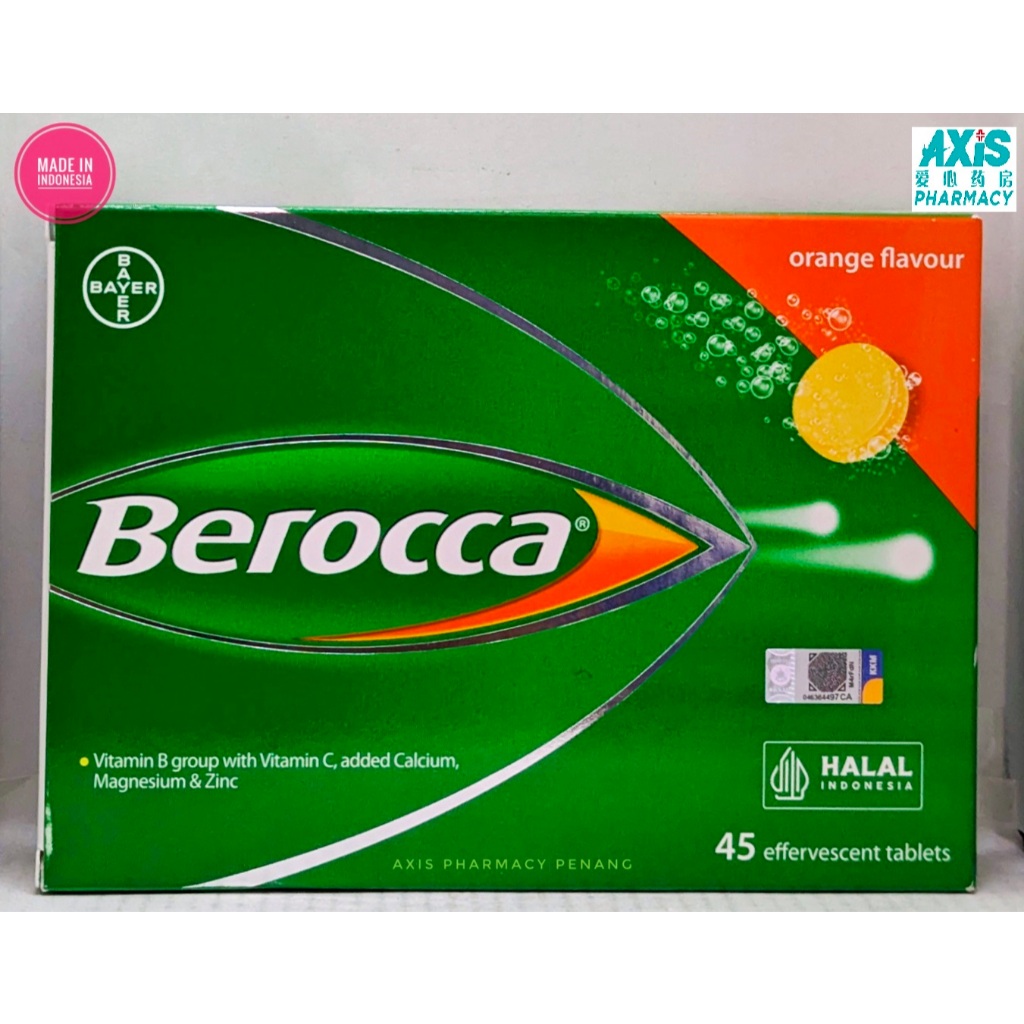 BAYER BEROCCA ORANGE EFFERVESCENT TABLET (Exp 03/09/2027) | Shopee Malaysia