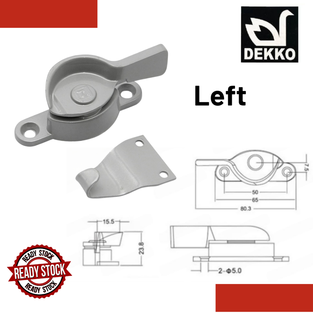 【Lelong 清仓商品】Sliding Glass Window Crescent Lock / Sliding Window Lock ...