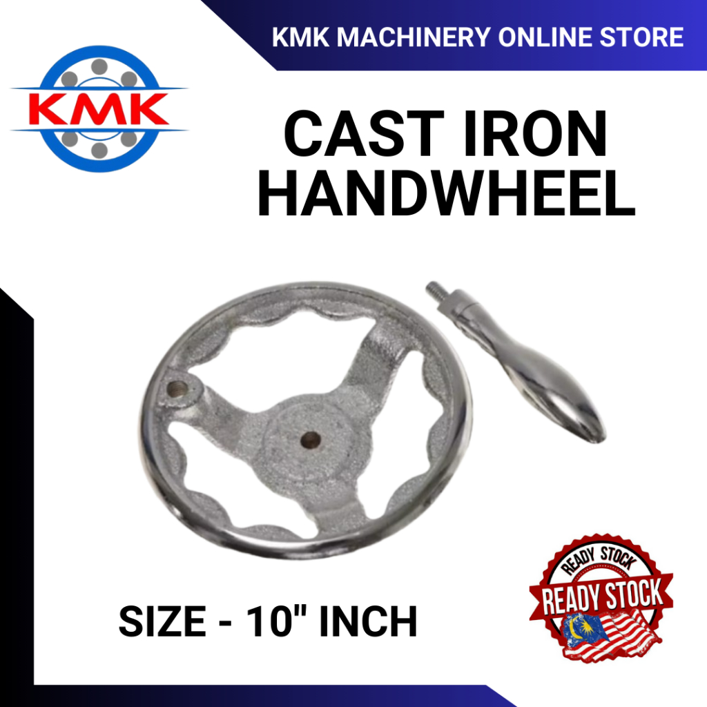 10" inch Cast Iron Handwheel + Handle | Shopee Malaysia