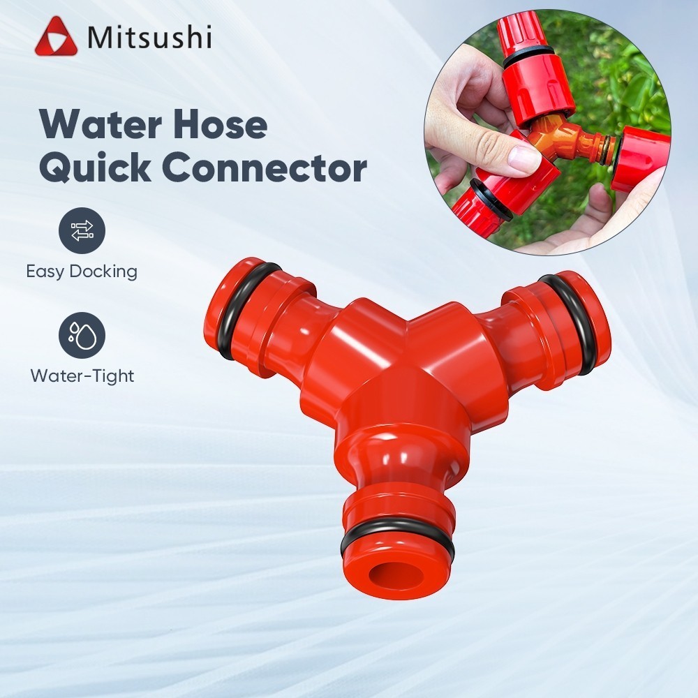 Mitsushi Plastic Water Tap Universal Adapter Quick Pipe Connector ...