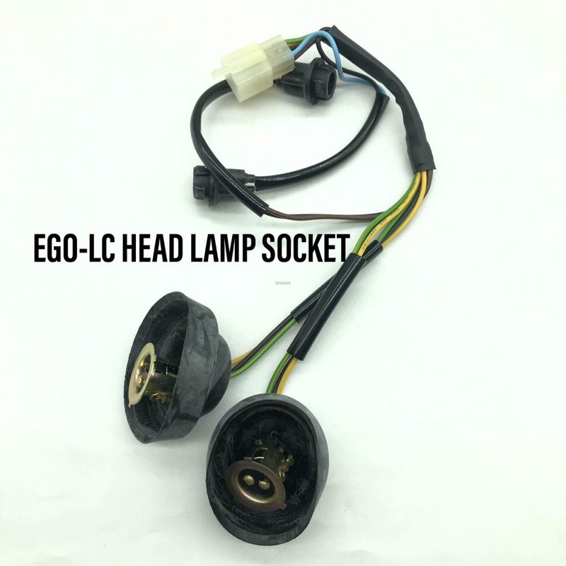 YAMAHA EGO-LC EGO LC 125 SCOOTER HEAD LAMP SOCKET LAMP DEPAN WIRING ...