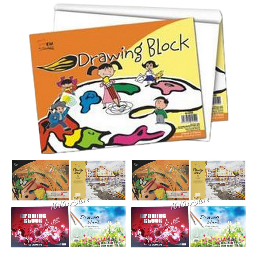 Drawing Block/Drawing Paper/Drawing Book/Kertas Lukisan/Buku Lukisan ...
