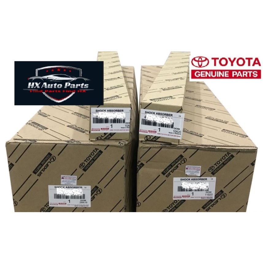 GENUINE TOYOTA ABSORBER FRONT & REAR ABSORBER ~ TOYOTA INNOVA TGN40 ...