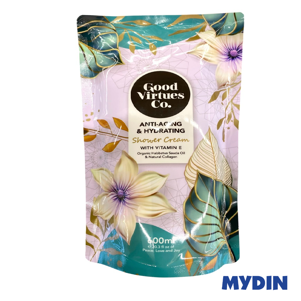 Good Virtue Co. Refill Anti-Aging Hydrating Shower Cream (600ml ...