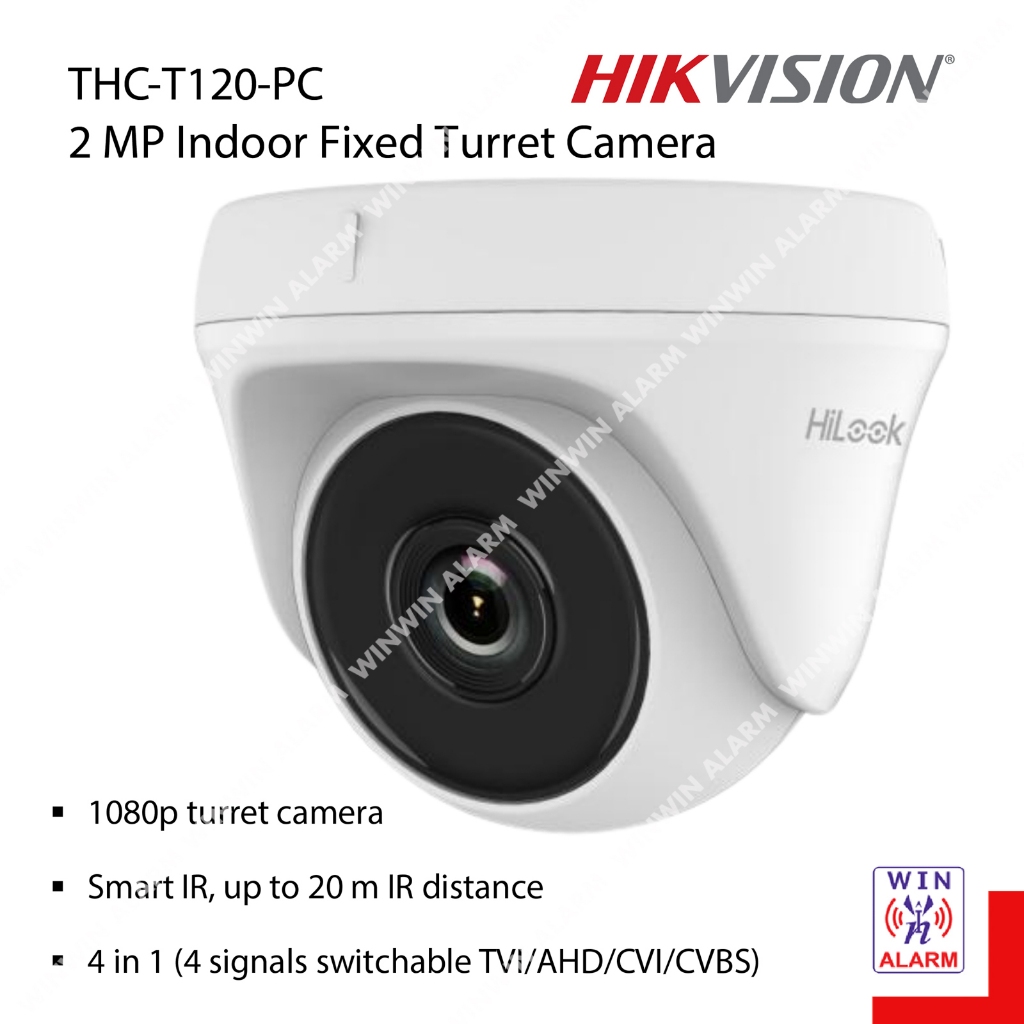 THC-T120-PC / THC-T150-P 2MP / 5MP Indoor Fixed Turret Camera | Shopee ...