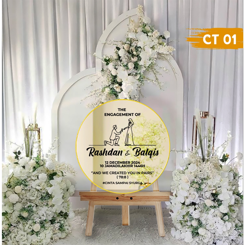 STICKER CERMIN BULAT | WELCOME BOARD STICKER | STICKER SAHAJA | STICKER ...