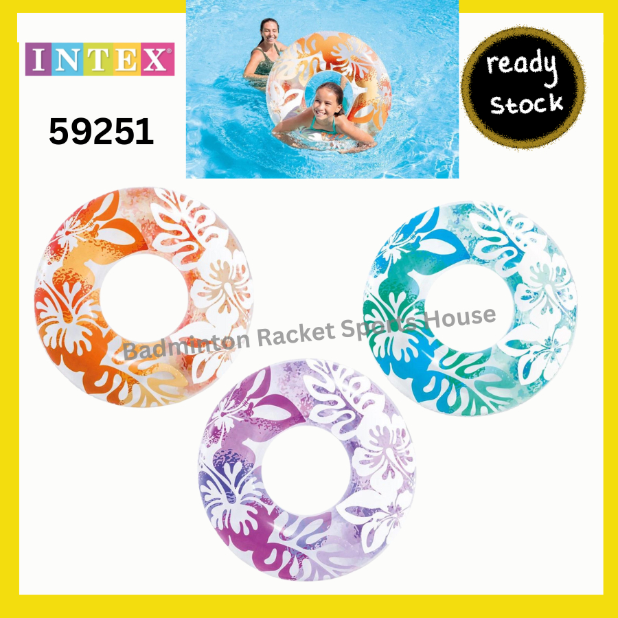 INTEX 59251 PELAMPUNG Inflatable Raft Lifebuoy Lifesaving Ring Swimming ...