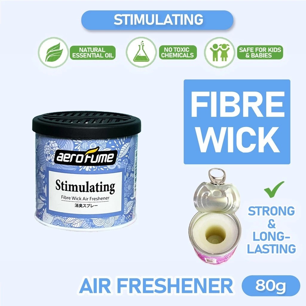 Aerofume Fibre Wick Air Freshener 80g (Stimulating) Fragrance Car ...