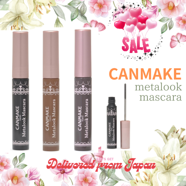 Canmake Metallic Mascara: Metal Comb, Long Curl, Volume, Black & Sweet ...
