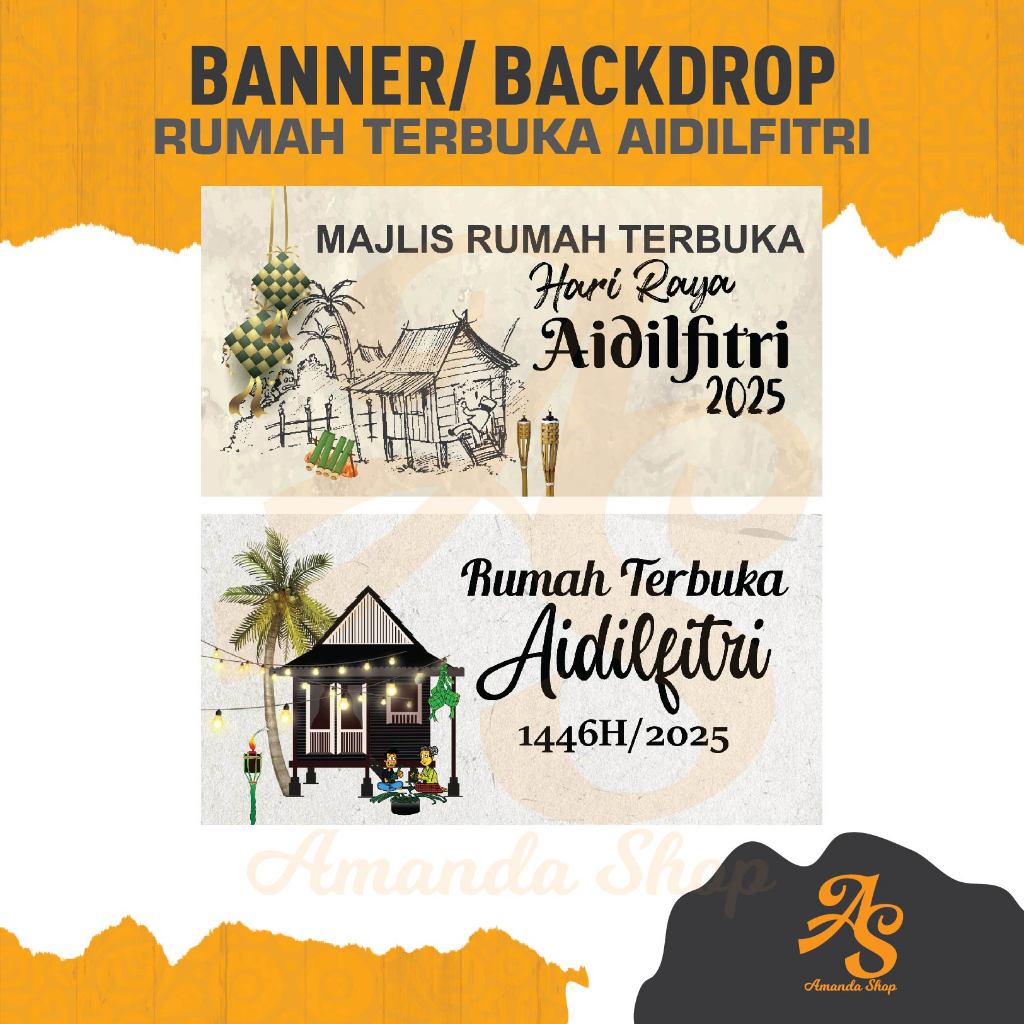 BANNER | BACKDROP RUMAH TERBUKA SELAMAT HARI RAYA AIDILFITRI | Shopee ...