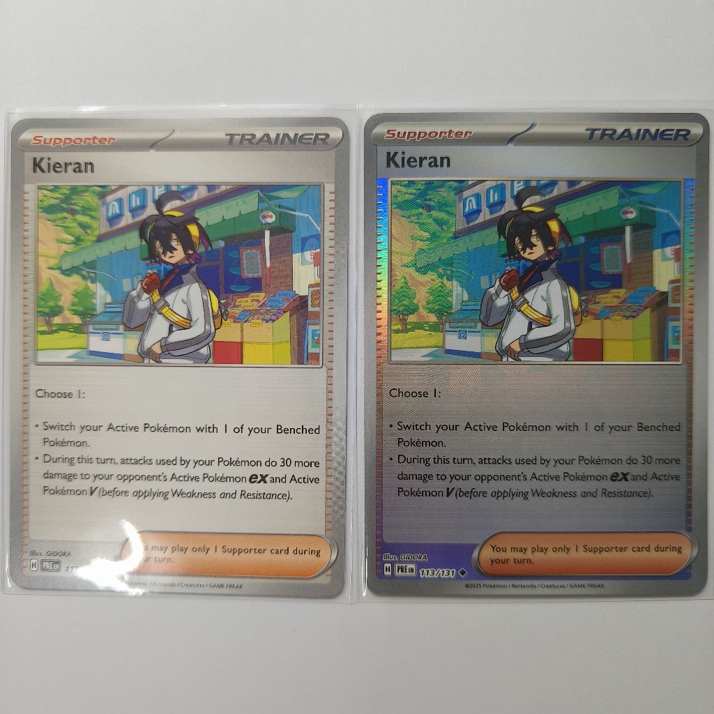 Pokemon Scarlet & Violet: Prismatic Evolutions Singles / Kieran - 113/ ...