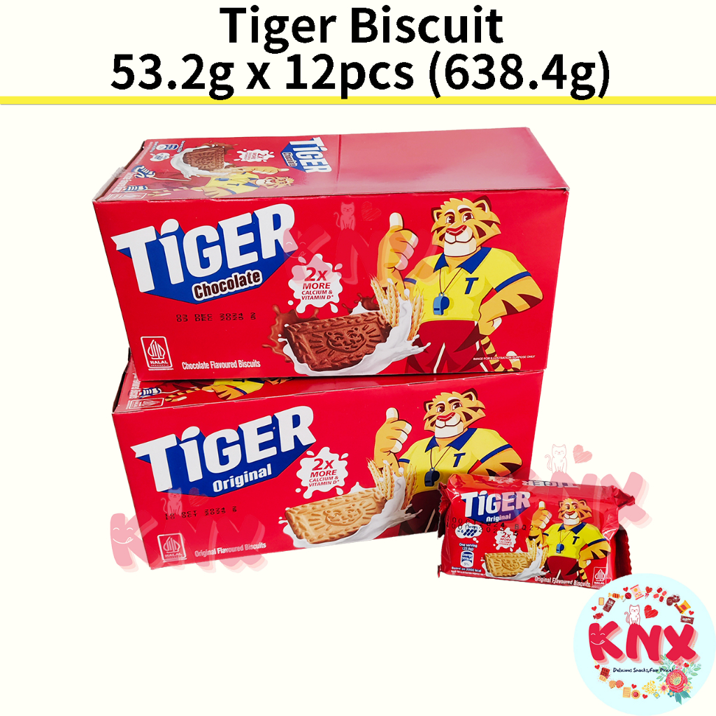 Mondelez Tiger Biscuit 53.2g x 12pcs 638.4g | Shopee Malaysia