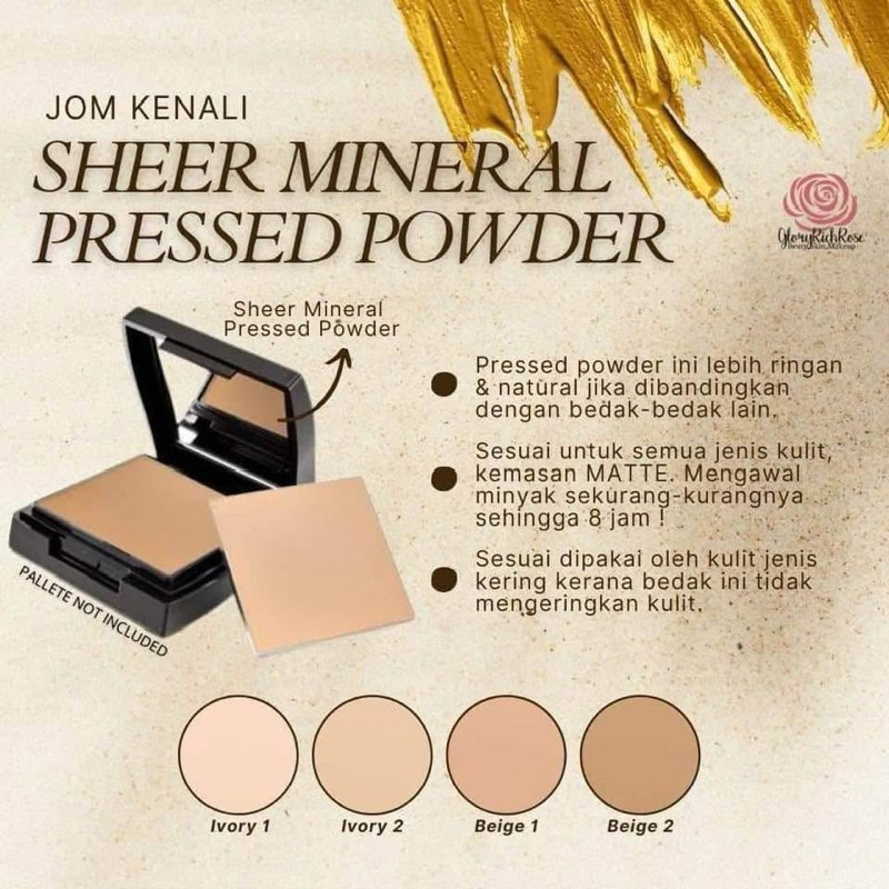 BEDAK HALUS Sheer Mineral Pressed Powder | Shopee Malaysia