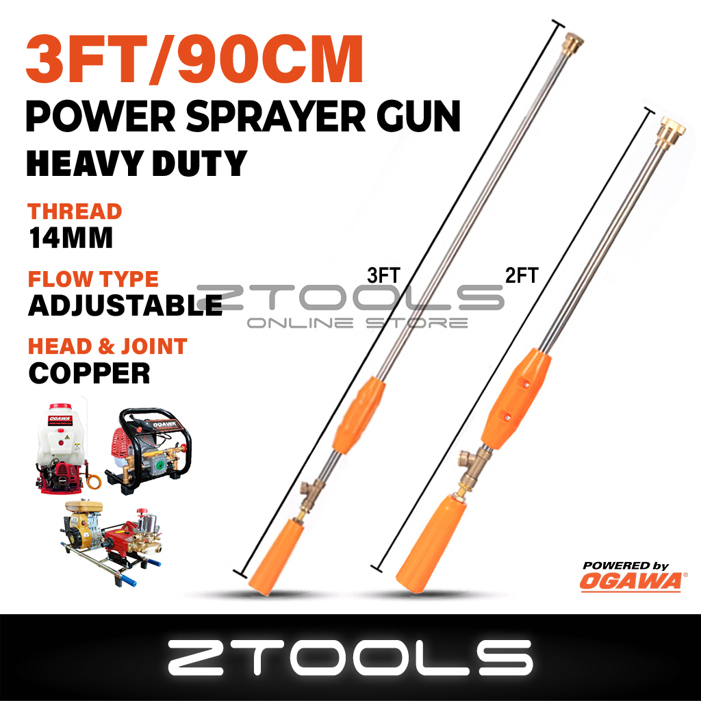 (3ft) Power Sprayer Nozzle Gun Batang Pam Racun High Pressure Plunger ...