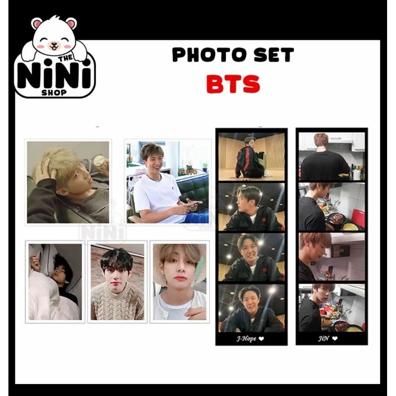 [PHOTO SET] BTS V1 - JHOPE, JIMIN, JIN, JUNGKOOK, RM, SUGA, V | Shopee Malaysia