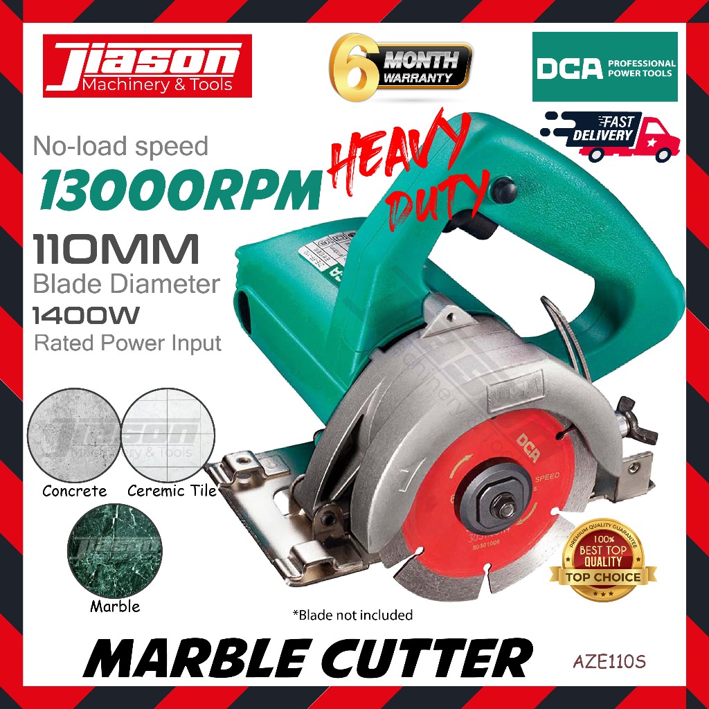 DCA AZE110 / AZE110S 4" / 110MM Marble Cutter 1400W 13000RPM | Shopee ...