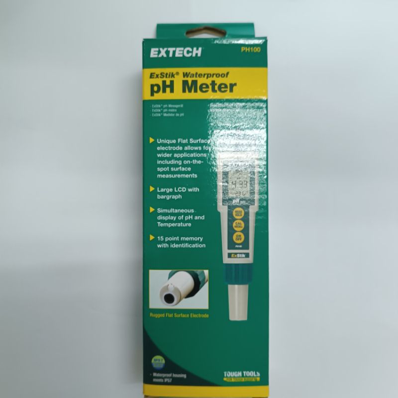 Extech Waterproof PH Meter PH100 & Triplett Waterproof PH Meter ...