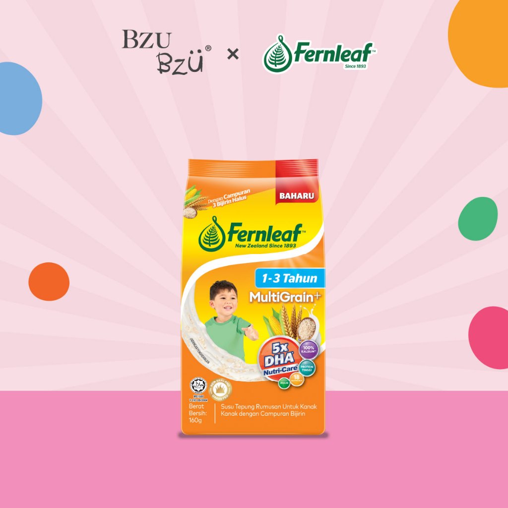 BZU BZU x Fernleaf Multigrain Milk Powder For Children 1-3 Years (160g ...