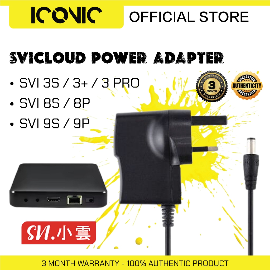 SVICLOUD 3S 3PLUS 3PRO 8S 8P 9S 9P 9MAX 10S 10P 3 PIN AC POWER CHARGER ...