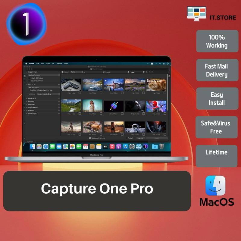 Capture One 23 Pro MacOS – photo editor and RAW processor with advanced color grading and ...