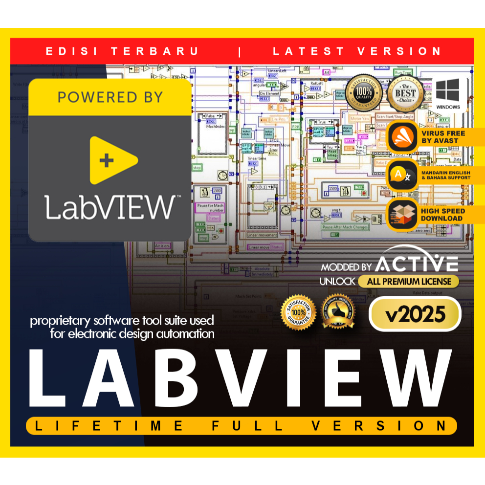 💻 NI LabVIEW 2024 Q3 24.5. 💻 Windows | Full Version | Lifetime License | Updated 2024 | Shopee ...