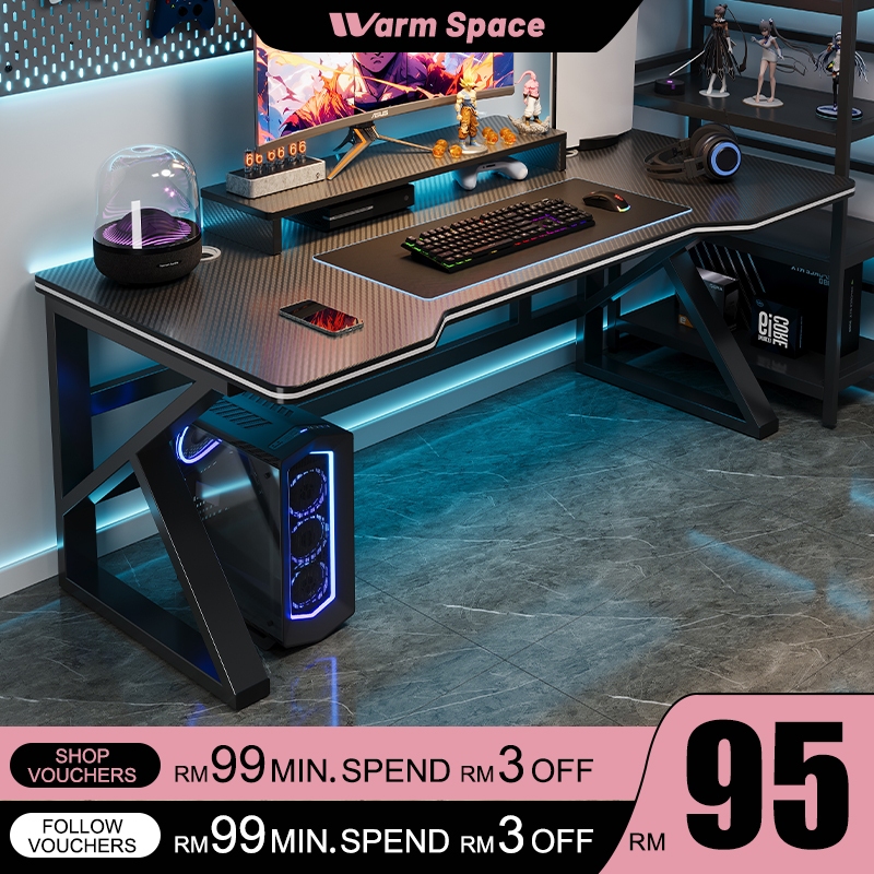 Gaming Table High Quality Meja Gaming Carbon Matte Computer/PC/Study ...