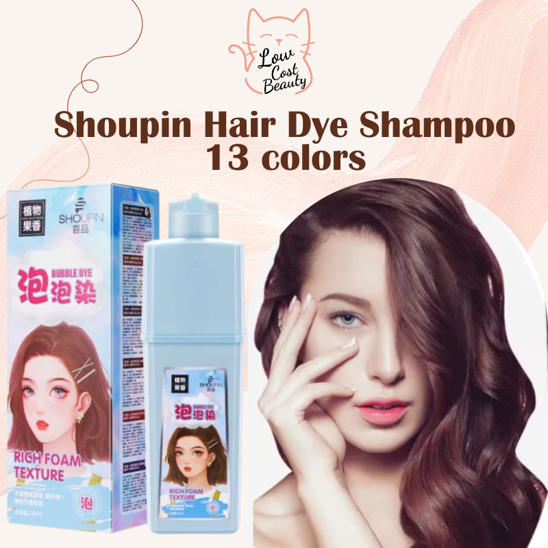 SHOUPIN Fashion Colour Ash Color Grey Shampoo Hair Dye Color Shampoo ...