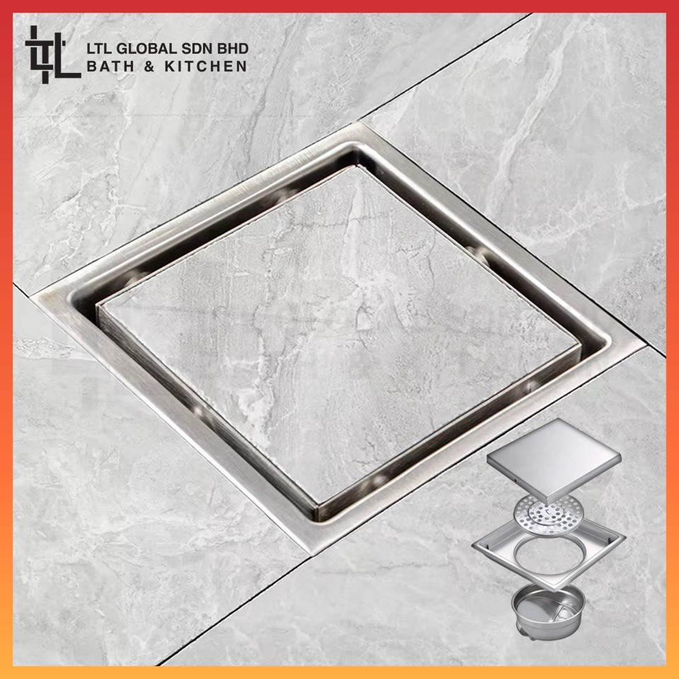 Stainless Steel Floor Trap Floor Drain | Floor Trap Floor Grating Anti ...