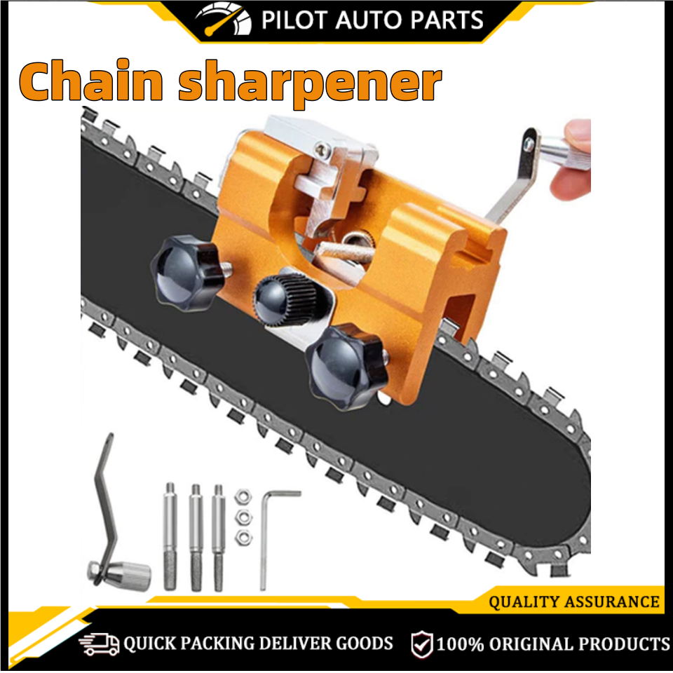 Chainsaw Chain Sharpening Hand Crank Chainsaw Chain Jig Tool with 3 ...