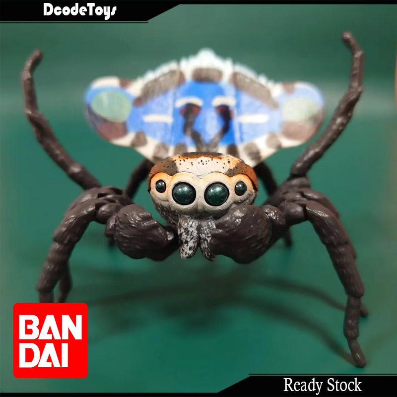 BANDAI Spider Maratus Lobatus Gashapon Repti Insect Bug Nest Movable ...