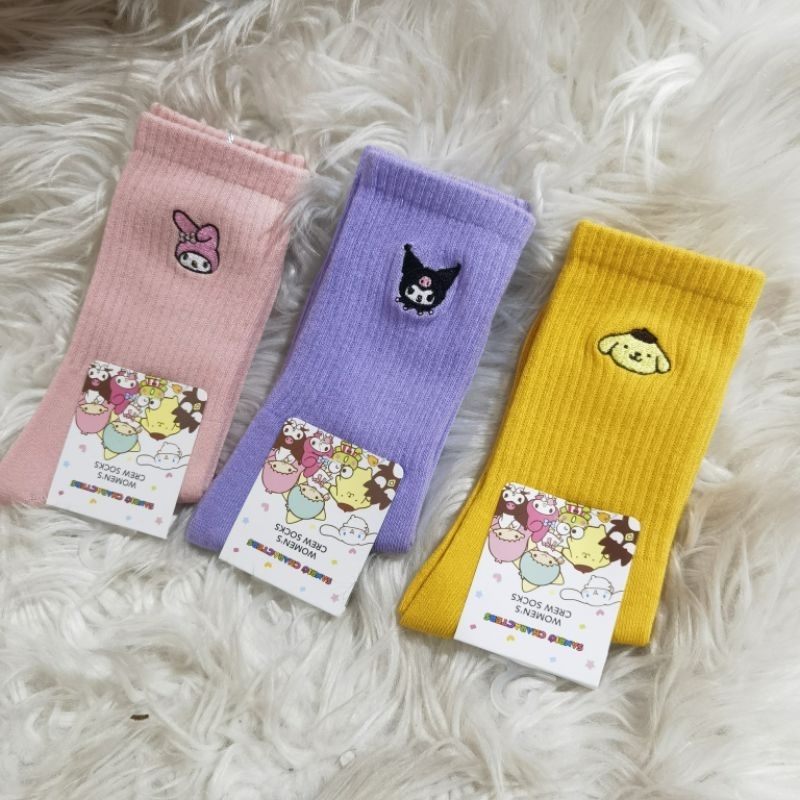 MINISO ADULT LONG SOCKS-22-24cm | Shopee Malaysia