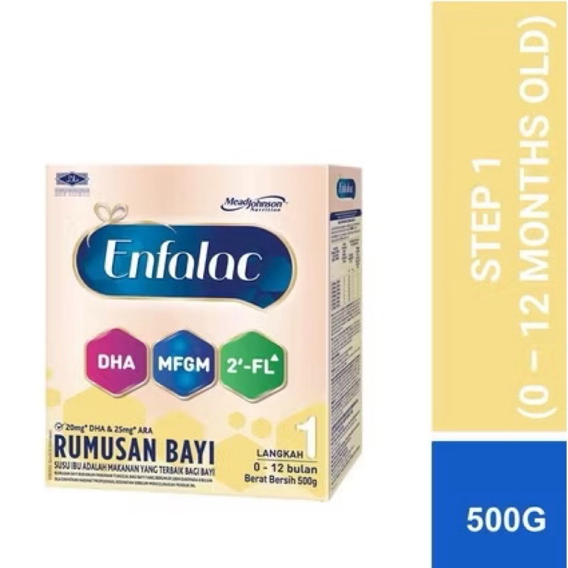 Enfalac Baby Step 1 - 500g (Milk Formula) Exp 2027 | Shopee Malaysia