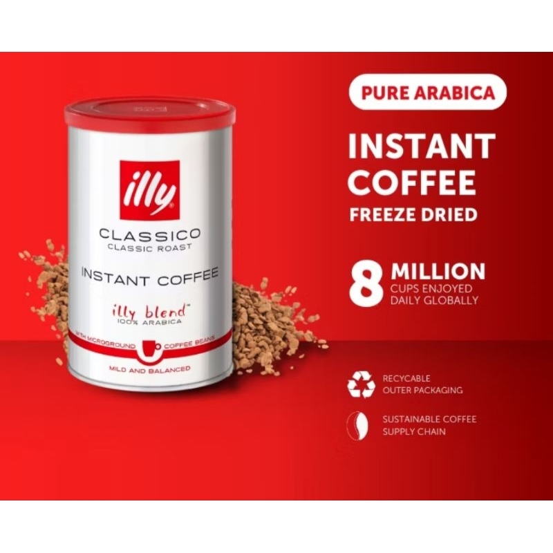 illy instant coffee (Classico/Intenso)(95g) | Shopee Malaysia