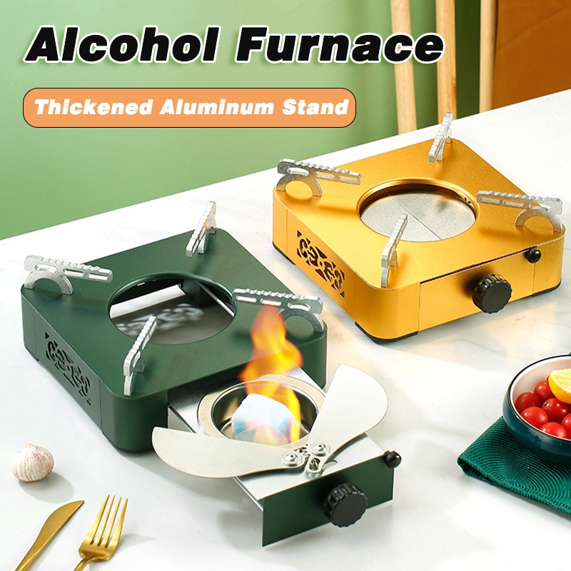Alcohol Stove Portable Mini Spirit Burner Camping Cooking Stove with ...